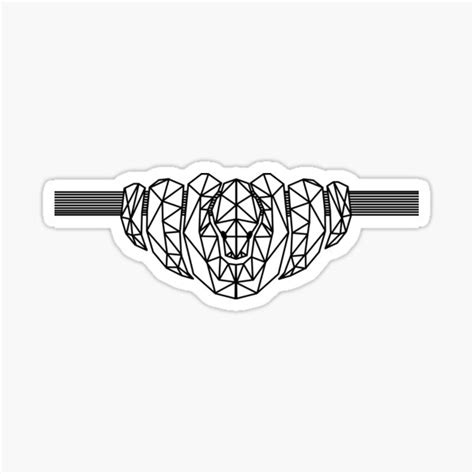 Geometric Green Tree Python Sticker For Sale By Herpsvg Redbubble