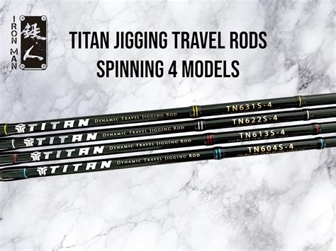 Iron Man Spinning Rod Titan Jigging Tn631s 4 Piece Travel Rod 2039