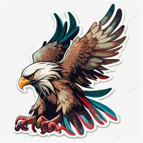 Pequeñas Calcomanías De águila Patriótica