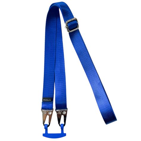 Gurt Königs Blau Silber Milux