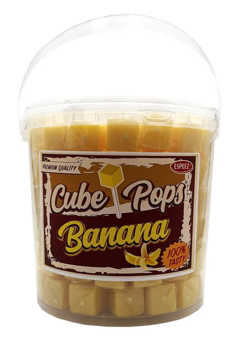 Espeez Cube Pops Banana Jar 100ct I Got Your Candy