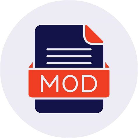 Mod File Format Vector Icon 31763094 Vector Art At Vecteezy