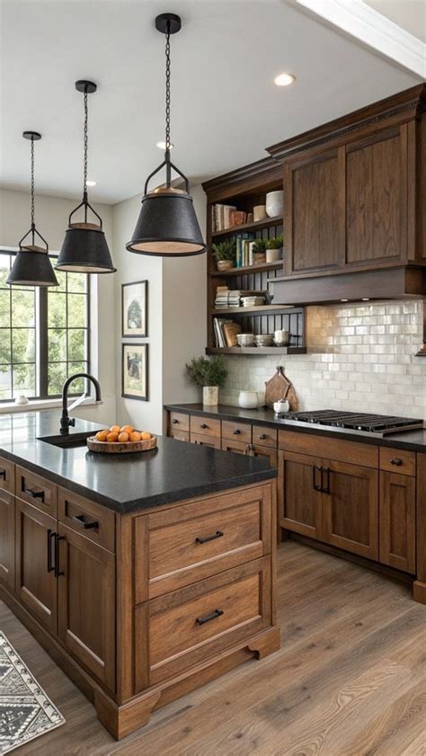 23 Eye Catching Fantasy Brown Granite Kitchen Designs