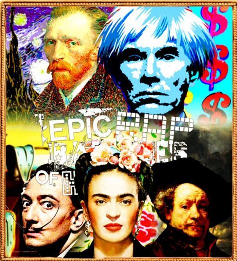 Vincent Van Gogh Vs Andy Warhol Ft Salvador Dali Frida Kahlo Rembrandt Artists Who