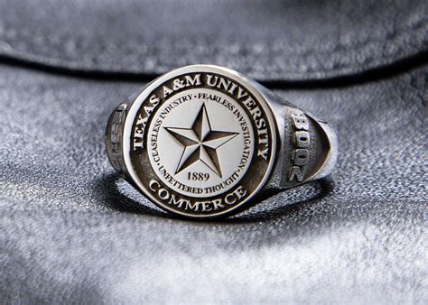 Custom Engraved College Graduation Ring Personalized Class Signet Ring With Sterling Silver Etsy