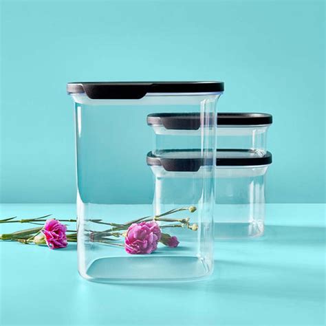 Tupperware Ultra Clear® Square 5 Pc Set Tupperware Us