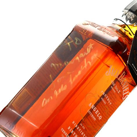 Jack Daniels Old No 7 Angelo Lucchesi 90th Birthday Signed By Angelo