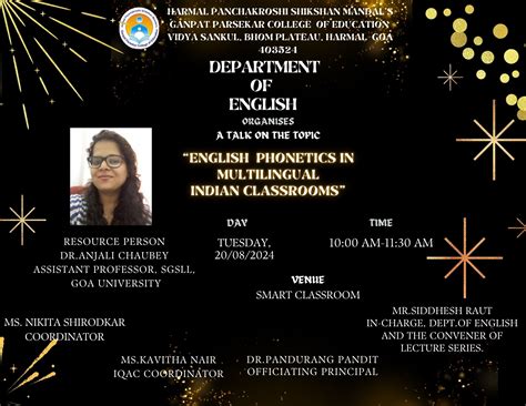 English Phonetics In The Multilingual Classroom Ganpat Parsekar