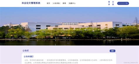 Springbootvue项目毕业论文管理系统基于springbootvue的本科论文 Csdn博客