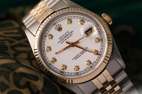 Rolex Datejust 68273 Womens Vintage Two Tone White Color Dial With