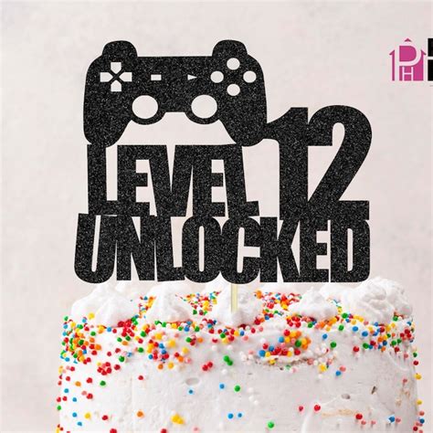 12 Th Birthday Cake Topper Svg Etsy