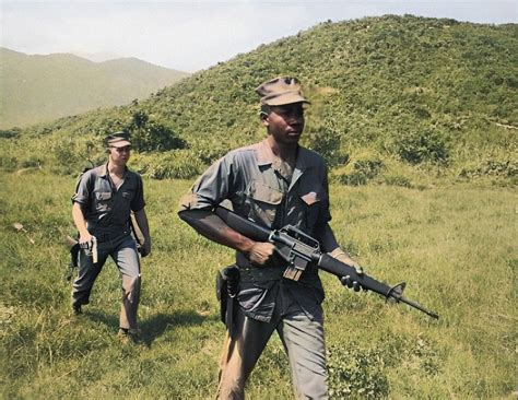 Two Soldiers On Patrol In Vietnam War 1960s Artofit