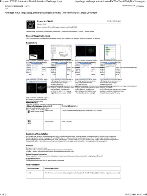 Pdf Export To Etabs Autodesk Revit Dokumen Tips