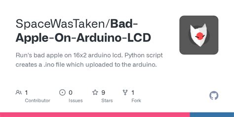 Github Spacewastakenbad Apple On Arduino Lcd Runs Bad Apple On