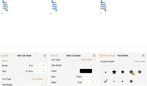 How To Format And Customize Lists In Pages Numbers And Keynote