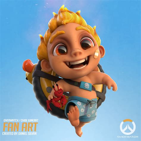 Chibi Junkrat Overwatch Chibiwatch Series Zbrushcentral