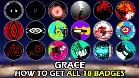 Grace How To Get All 18 Badges Roblox Youtube
