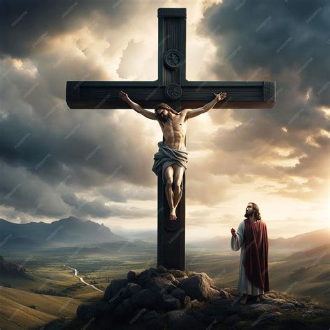 Premium Photo Jesus Christ And Cross