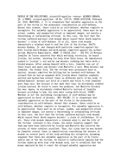 People Vs Endaya Pdf