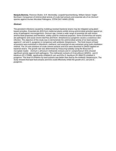 Pdf Comparison Of Antimicrobial Activity Of Crude Leaf Extracts And