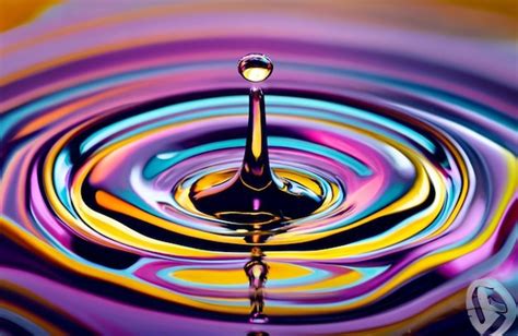 Premium Ai Image A Beautiful Image Of Purple And Yellow Color Water