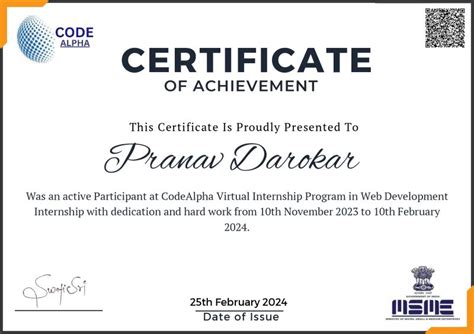 pranav darokar on linkedin linkedin codealpha webdevelopment