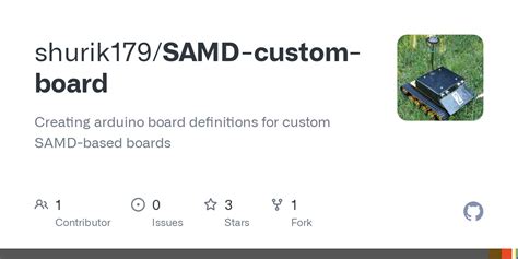 Github Shurik179samd Custom Board Creating Arduino Board