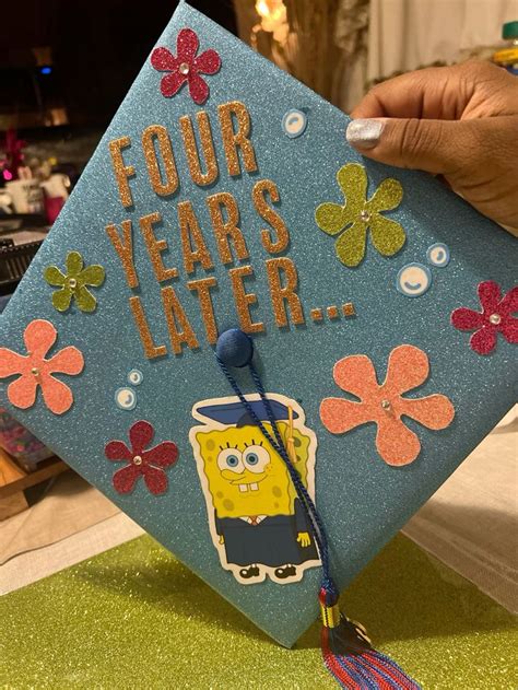 Spongebob Graduation Cap In 2025 Spongebob Graduation Cap Graduation