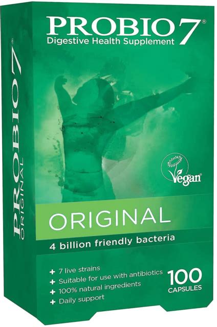 Probio 7 Original Vegan Approved 7 Live Strains 4 Billion Cfu 2 Types