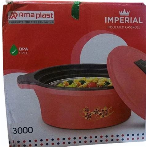 Plastic Imperial Insulated Cassrole 3000ml At ₹ 130piece In Aurangabad