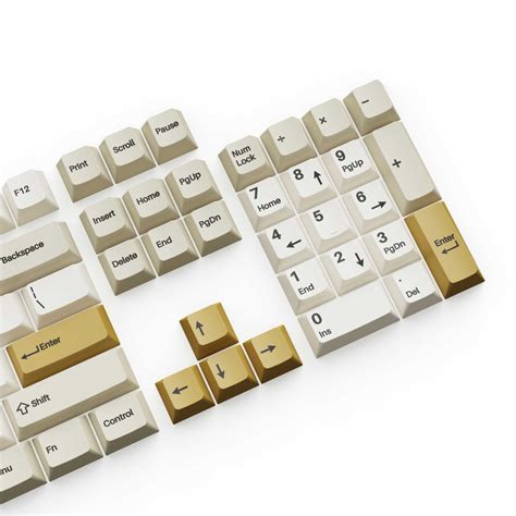 Cherry Profile Double Shot Pbt Full Set Keycaps Camel Keychron