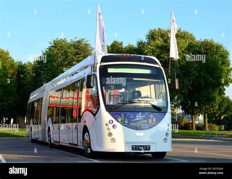 Minsk July 29 2019 Demonstration Of Electrobus Model Е433 “vitovt