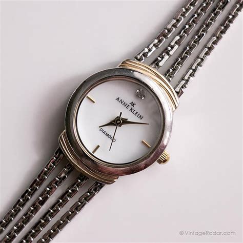 Vintage Anne Klein Diamond Watch Ladies Dress Watch Vintage Radar