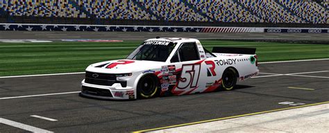 Rowdy Energy 51 Kyle Busch Motorsports 2023 Truck By Ricardo Bernal2