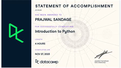 Prajwal Sandage On Linkedin Python Programming Datacamp