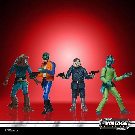 Hasbro Unveils New Kenner Inspired Star Wars Cantina Adventure 4 Pack