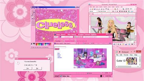 Y2k Pink Girl Wallpaper Y2k Background 2000s Wallpaper Laptop
