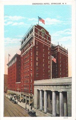 Onondaga Hotel Syracuse Trust Company Syracuse Ny Vintage Postcard
