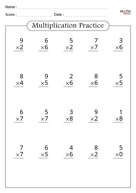 Monomial Binomial Trinomial Worksheet Printable Pdf Template