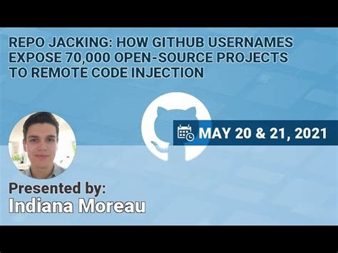 Northsec Talk Repo Jacking How Github Usernames Expose Projects To