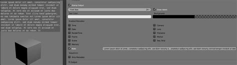 Rendering Custom Render Stamp Python Newline Blender Stack Exchange