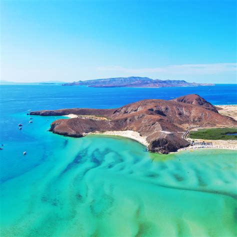 Aerial View Of Baja California Sur Beach La Paz Travel Off Path