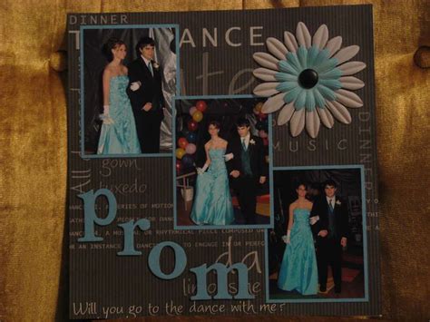 Jr Prom Pg 2 Christmas Scrapbook Layouts School Scrapbook