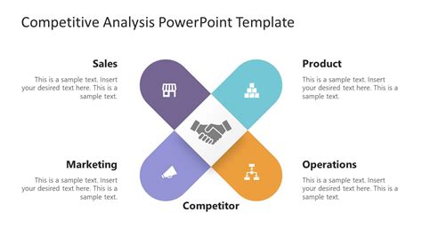 Competitive Analysis Diagram Powerpoint Template