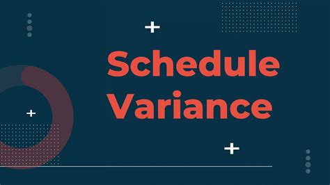 Schedule Variance SV Definition Formula Example Calculation PM Study Circle