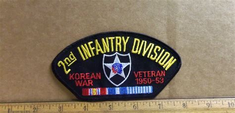 Us Army 2nd Infantry Division Korean War Veteran Embroidered Patch