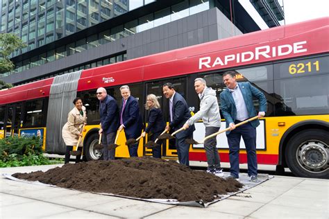 New Rapidride J Bus Project Breaks Ground In The U District U