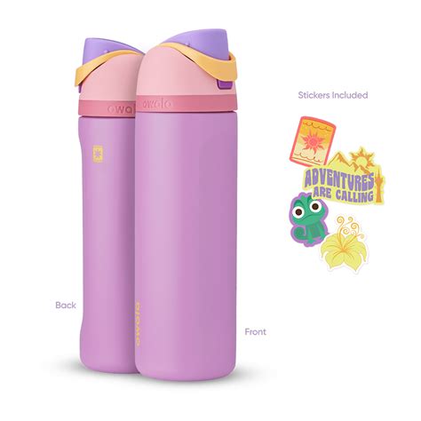 Owala X Disney Rapunzel Freesip 24 Oz Stainless Steel Water Bottle