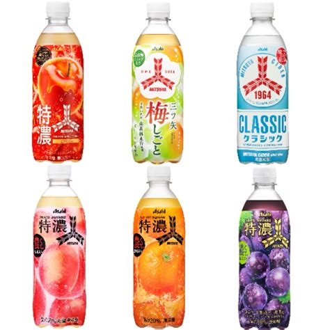 日本零食【現貨】asahi 朝日 三矢 特濃 氣泡飲 水蜜桃汽水 橘子汽水 碳酸飲料 【異國零嘴輕鬆buy 】 蝦皮購物