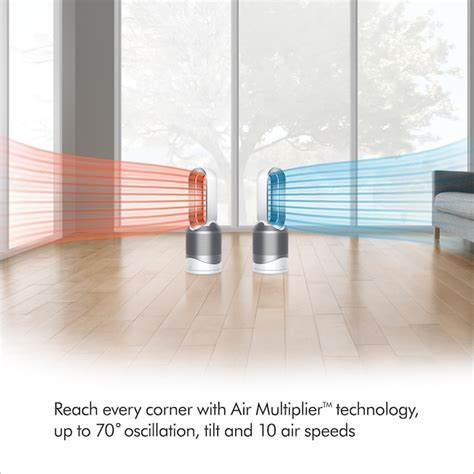 Dyson Pure Hot Cool Hp01 10 Speed Hepa Air Purifier Covers 800 Sq Ft
